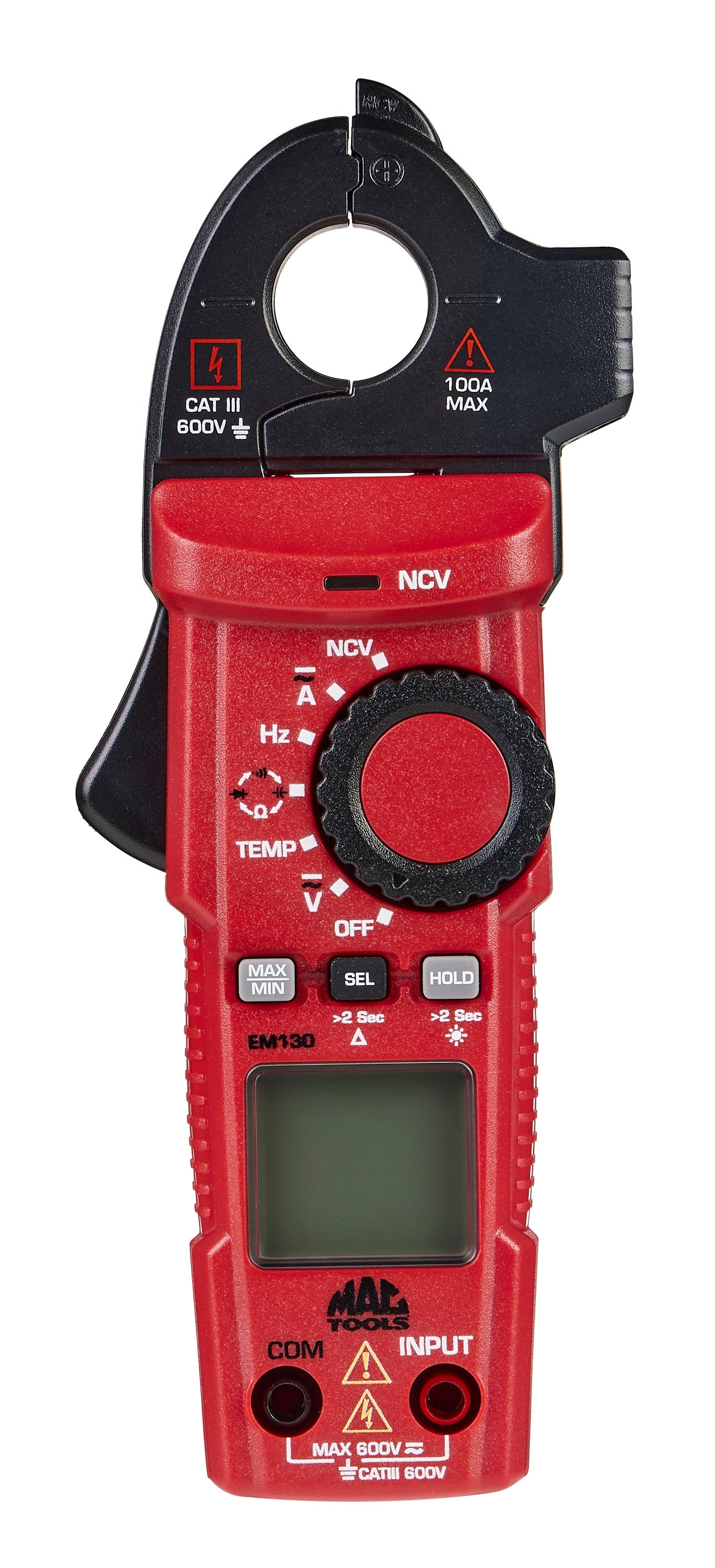 LOW CURRENT AMP CLAMP METER - EM130 | Mac Tools
