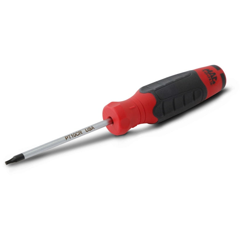 Mac-Grip™ Torx® Screwdriver 3-1/4" x T10 - Red - PT10CR | Mac Tools
