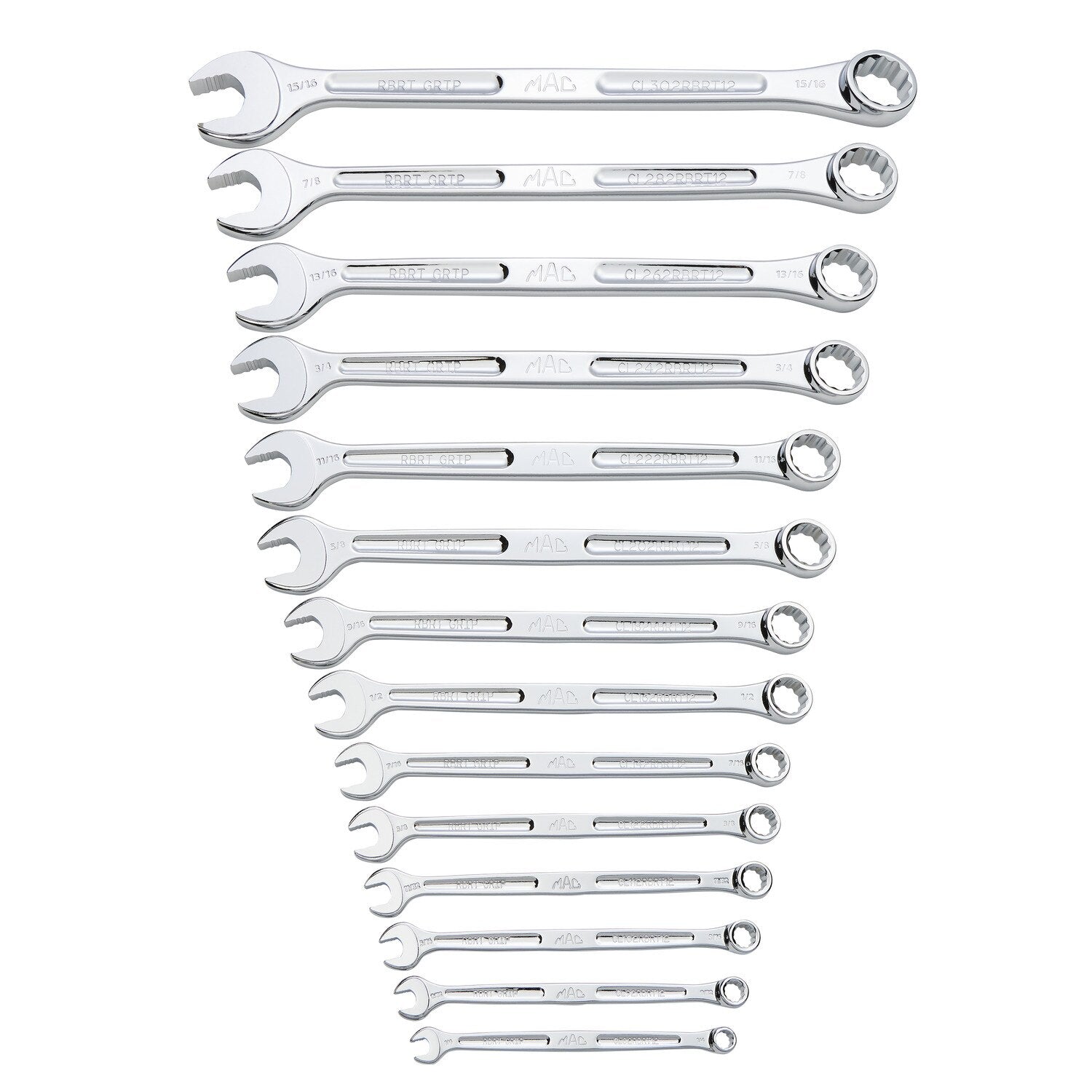 14-PC. SAE R.B.R.T.™ Combination Wrench Set – 12 pt. - SCL14RBRT12 ...
