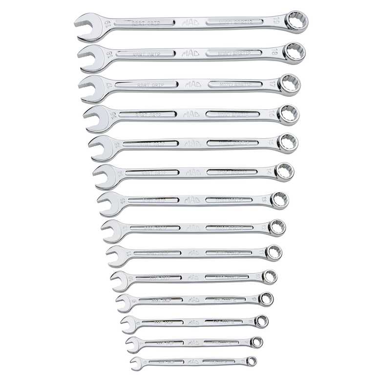14-PC. Metric R.B.R.T.™ Combination Wrench Set – 12 pt. - SCLM14RBRT12 ...