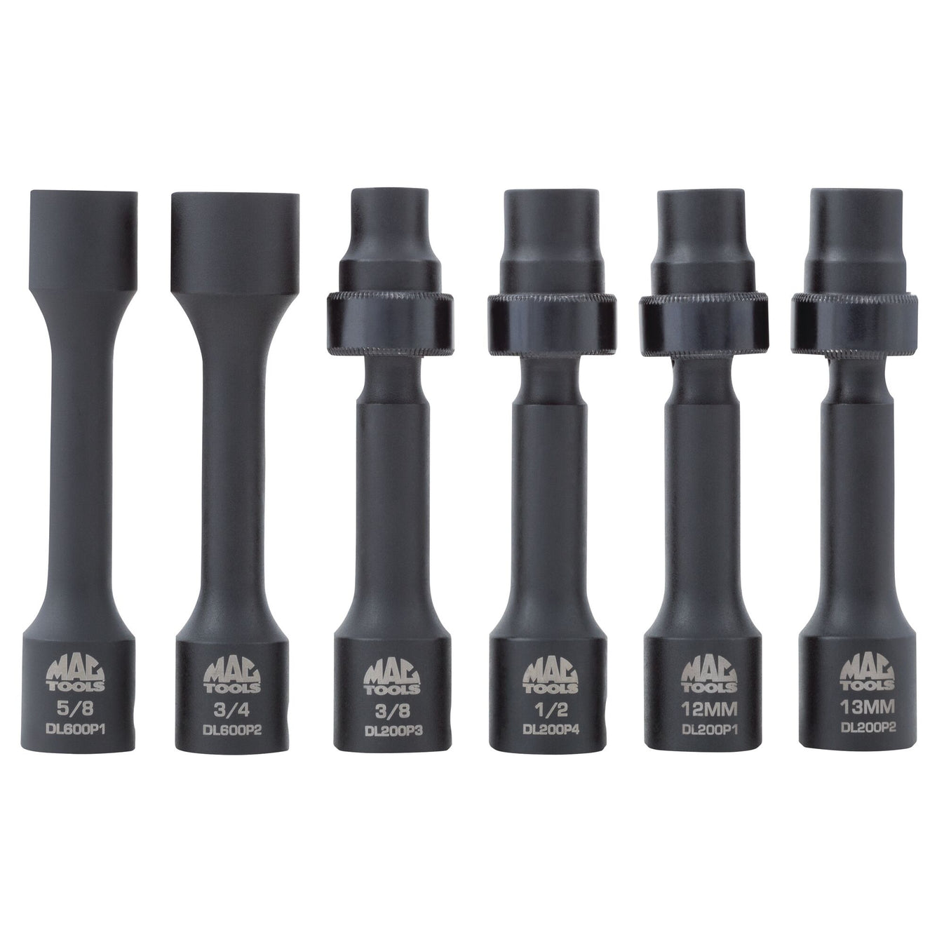 6-PC. 1/2" Drive Impact Driveline Socket Set - 12-PT.