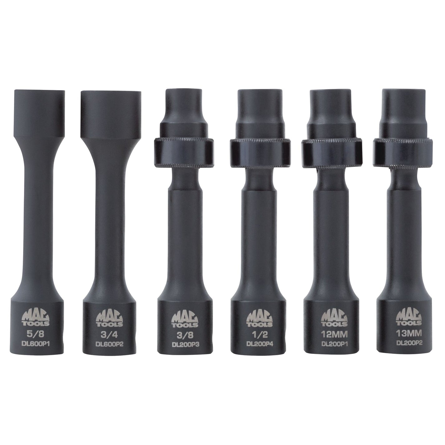6-PC. 1/2" Drive Impact Driveline Socket Set - 12-PT.