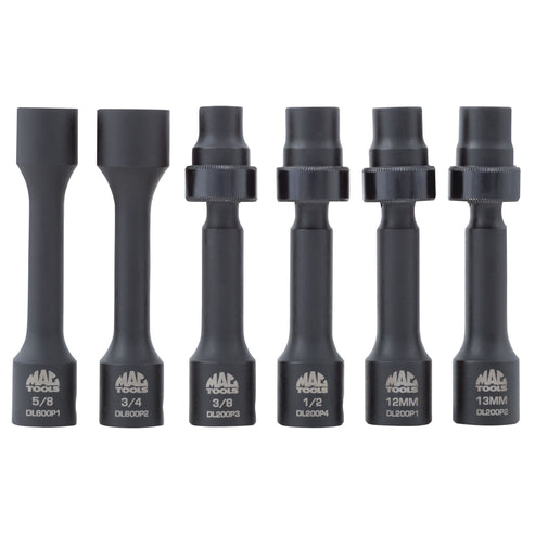 6-PC. 1/2" Drive Impact Driveline Socket Set - 12-PT.