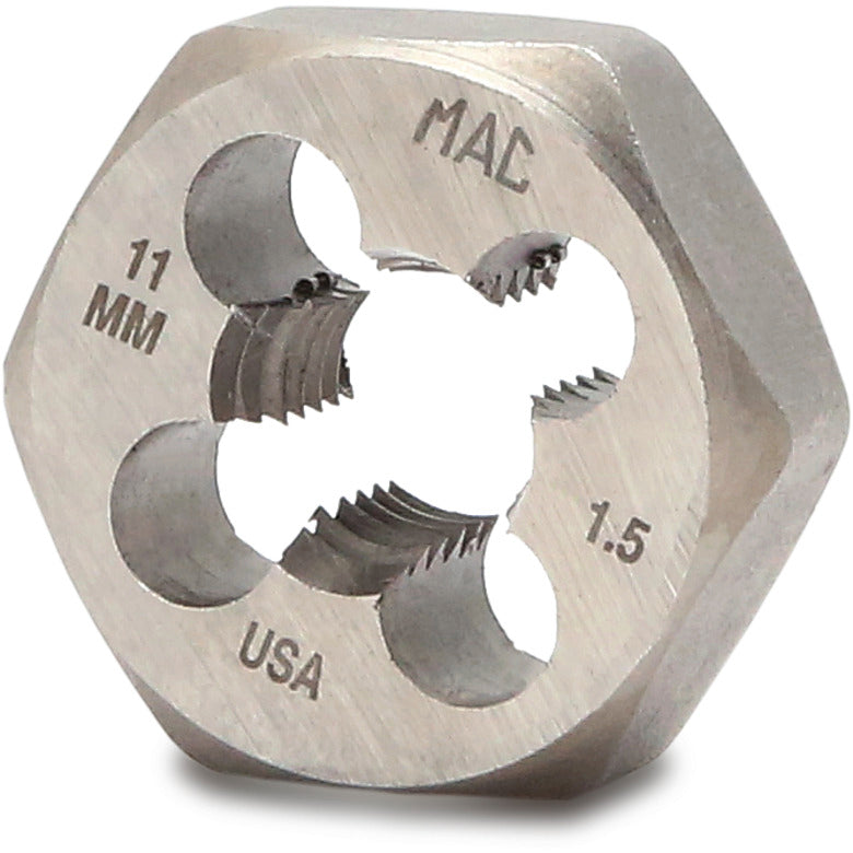 Metric Hexagonal Die M11-1.50 - 1" Shank - 6641DIE | Mac Tools