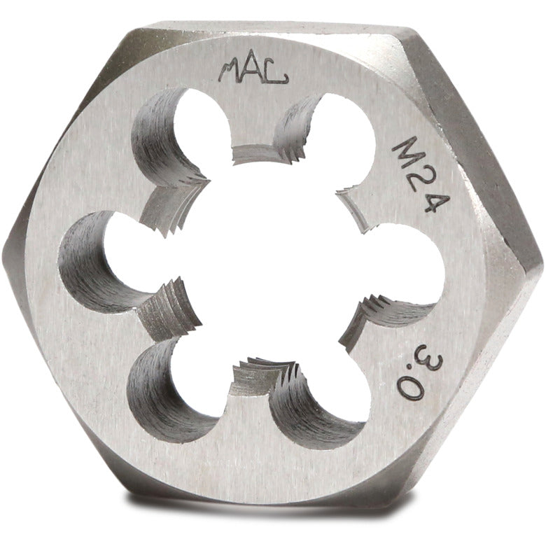 Metric Hexagonal Die M24-3.00 - 1-13/16" Shank - 8569DIE | Mac Tools
