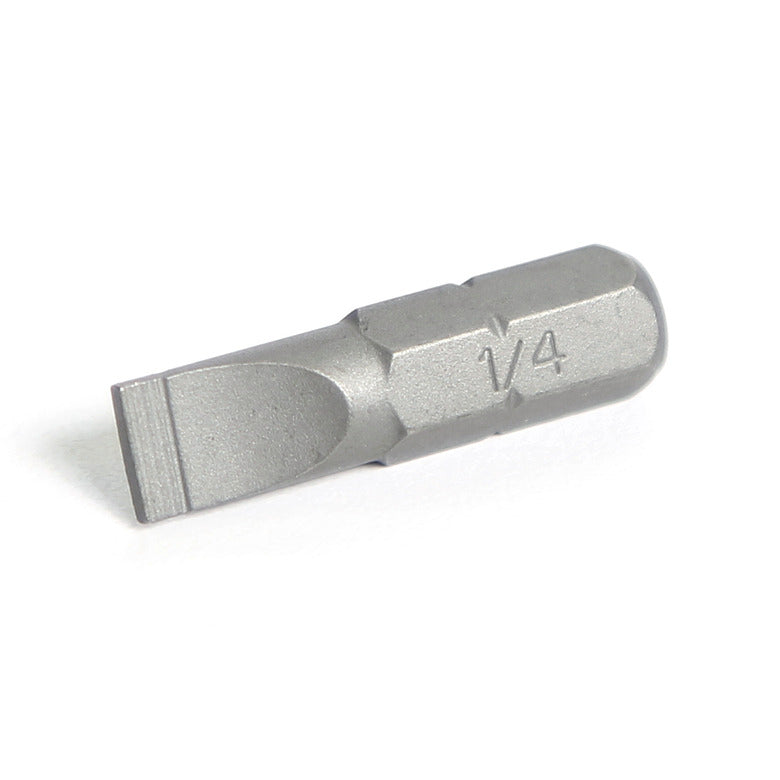 1/4" Hex Drive Slotted Bit 1" - 1/4" - BSL14 | Mac Tools