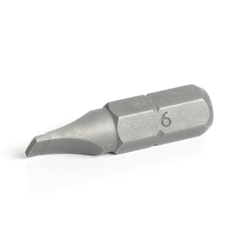 1/4" Hex Drive Slotted Bit 1" - 6mm - BSL6M | Mac Tools
