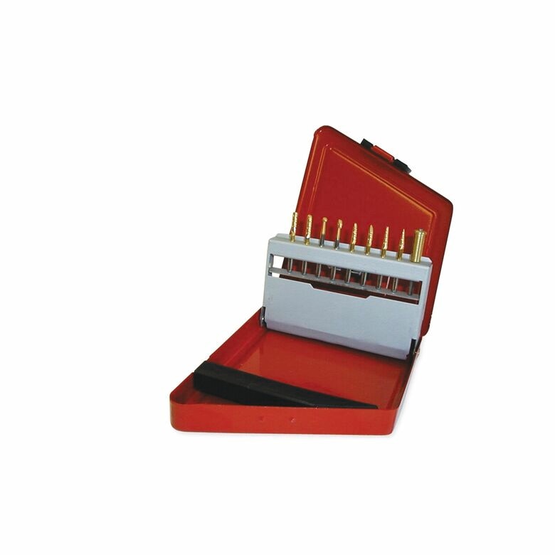 8-PC. 1/8" Mini Titanium Burr Set - CBM8TS | Mac Tools