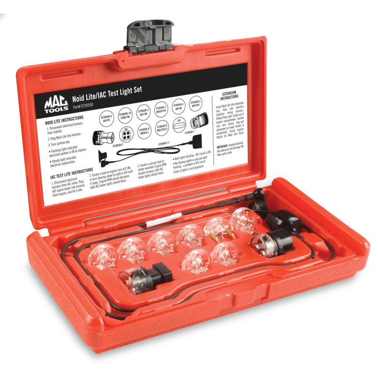 10-PC. Noid Light/IAC Test Set - ET3055D | Mac Tools