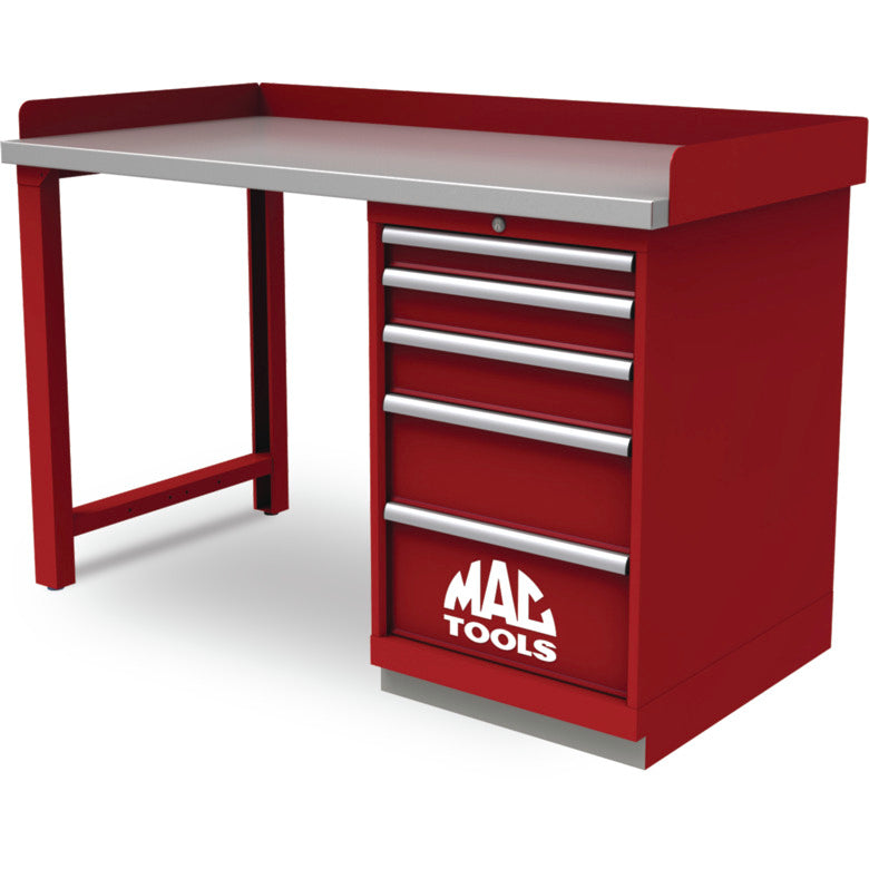 Pedestal Workbenches with Stainless Steel Work Surface | Mac Tools