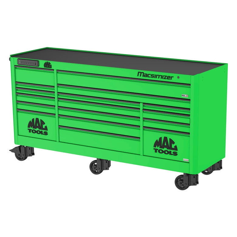 Macsimizer® 19-Drawer Workstation - Lime Green - M8827PDP-LG | Mac Tools