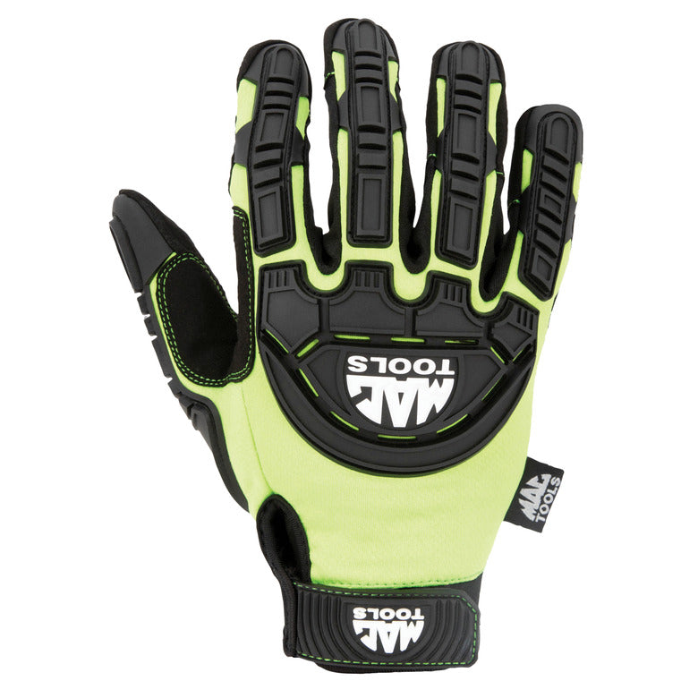 Impact Gloves - Hi-Visibility Green - X-Large - MACIMPA-G-XL | Mac Tools