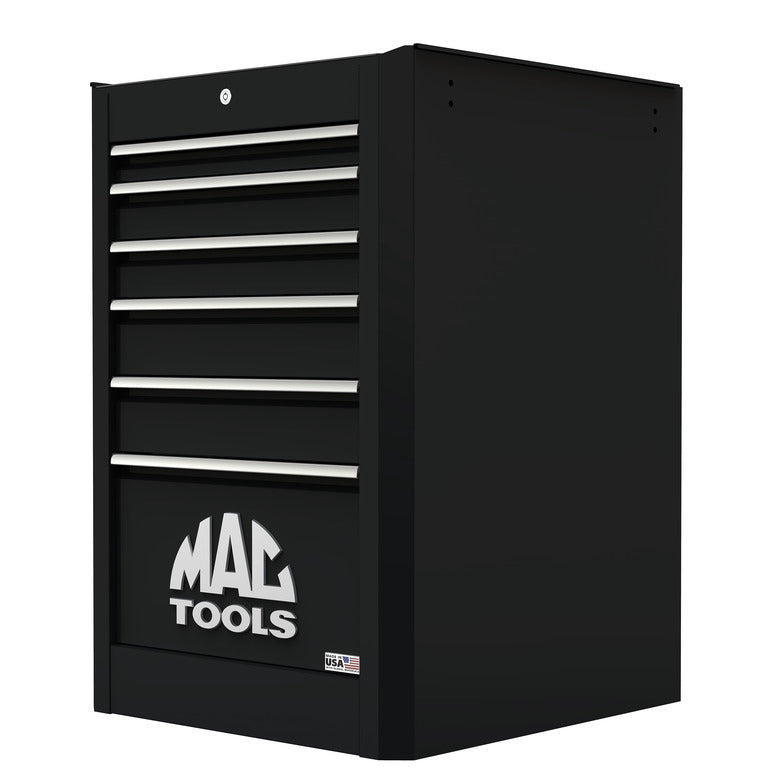Macsimizer® 6-Drawer Side Box with PowerTech™ Drawer - Flat Black ...