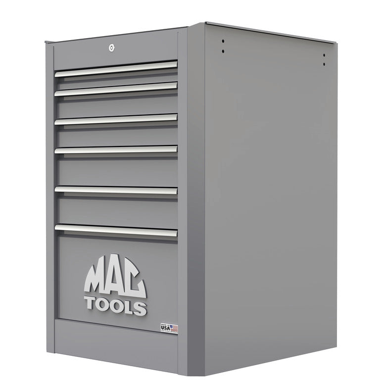 Macsimizer® 6-Drawer Side Box with PowerTech™ Drawer - Mica Gray ...