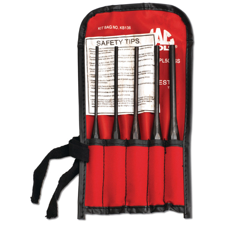 5-PC. Long Pin Punch Set - PPL50KSS | Mac Tools