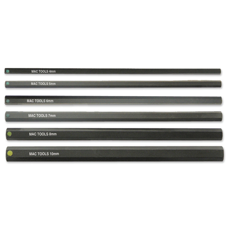 6-PC. Metric ProHold® Hex Bit Set - 6" - SHKMPH66 | Mac Tools