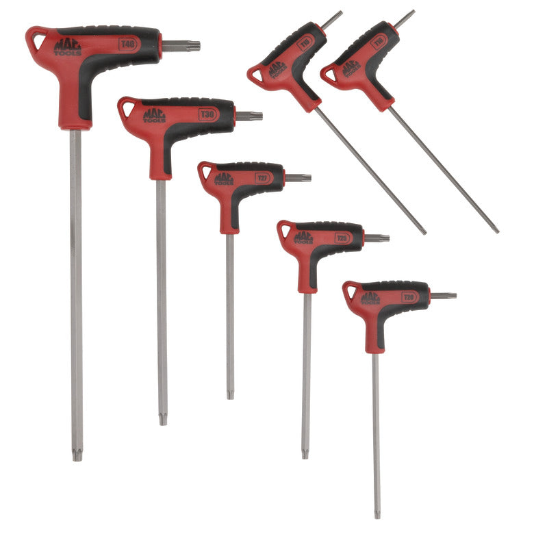 7-PC.R.B.R.T.™ T-Handle Star Key Set - SHKTT7RBRT | Mac Tools
