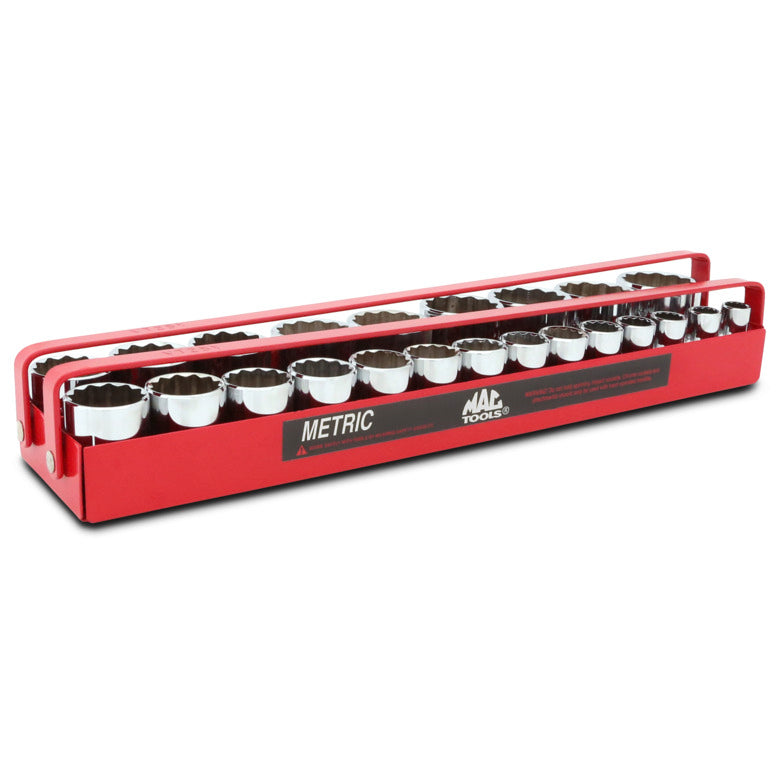 23-PC. 1/2" Drive Metric Socket Set - 12-PT. - SVM232TR | Mac Tools