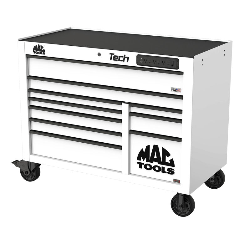 Tech™ Series 10-Drawer Workstation with PowerTech™ Drawer - Titanium ...