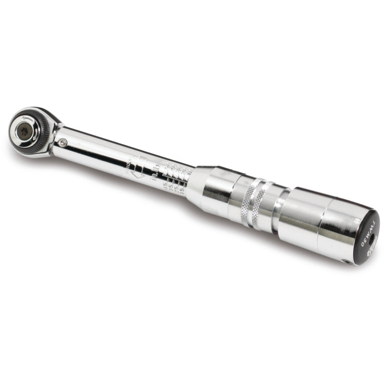 1/4" Drive Round-Head Micro-Adjustable Torque Wrench 10-50 in-lbs ...