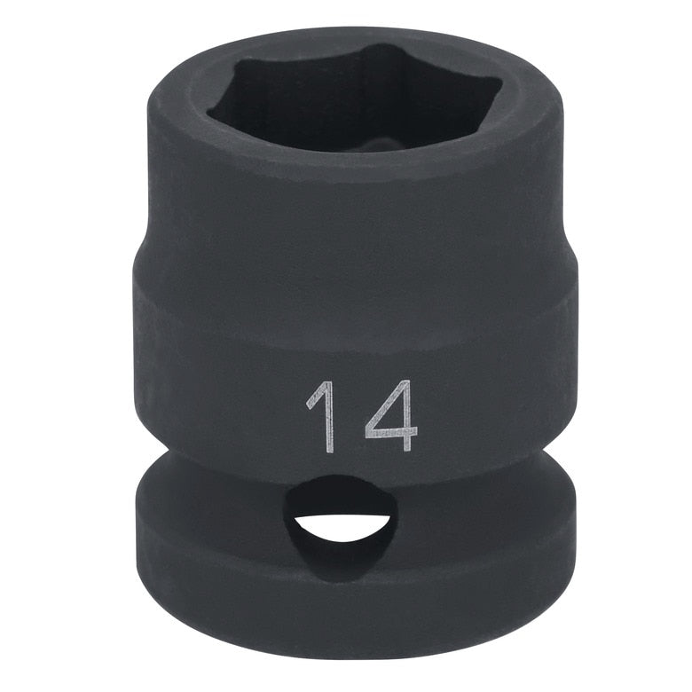 1/2" Drive 6 pt. Stubby Impact Socket - 14mm - VP614MMSS | Mac Tools