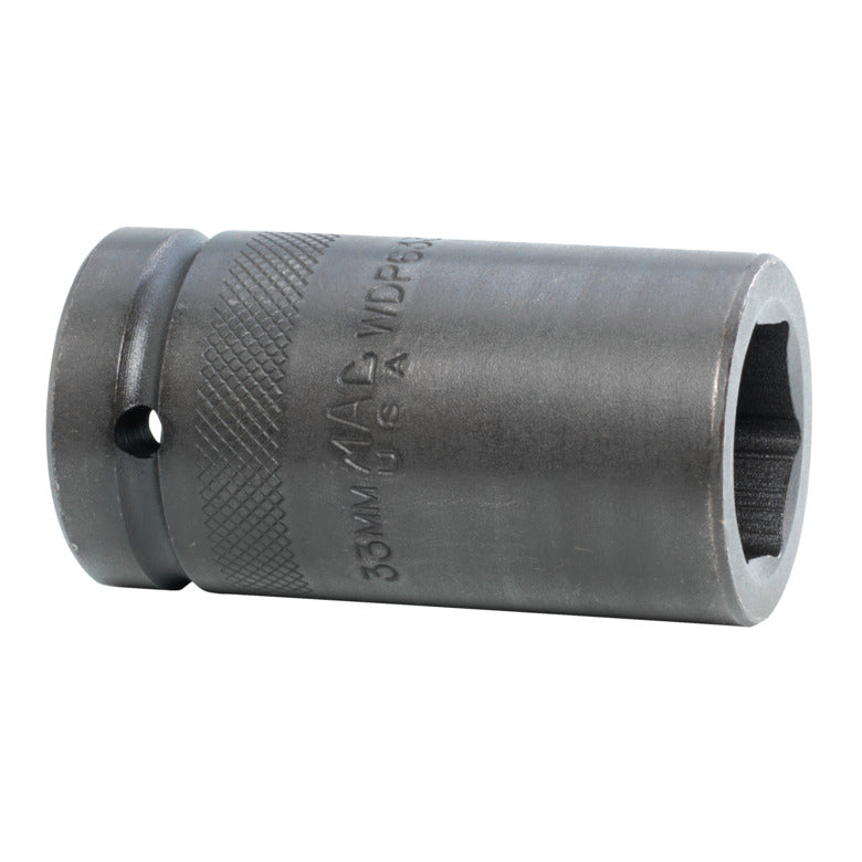 1" Drive 33mm Budd Wheel Socket - 6-PT. - WDP633MMR | Mac Tools